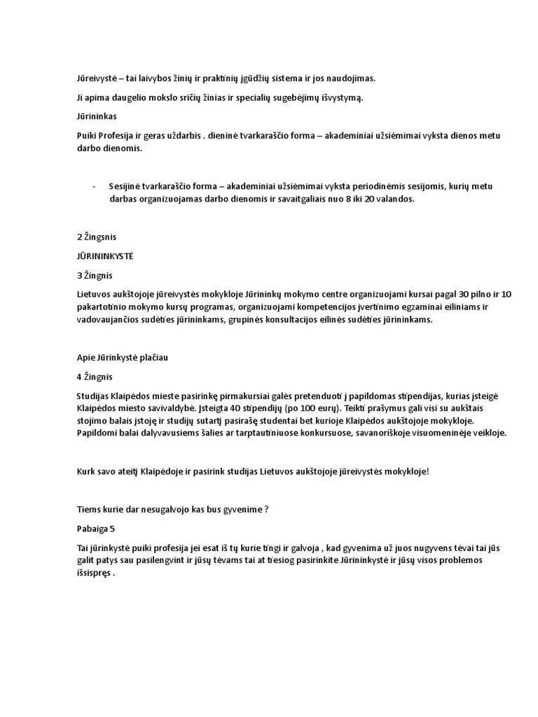 Dokumentas | PDF