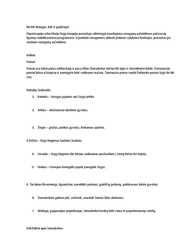 Arkliai | PDF