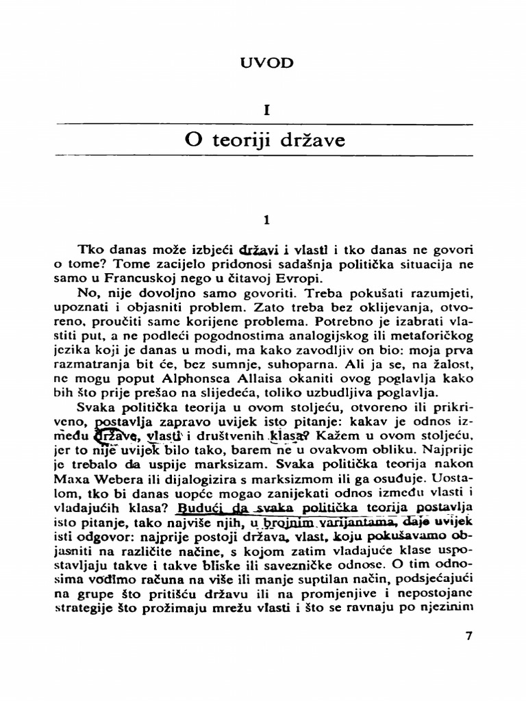 Nicos Poulantzas - Država, Vlast, Socijalizam-Globsu (1981) - 11-35 | PDF Nicos Poulantzas - Država, Vlast, Socijalizam-Globsu (1981) - 11-35 | PDF