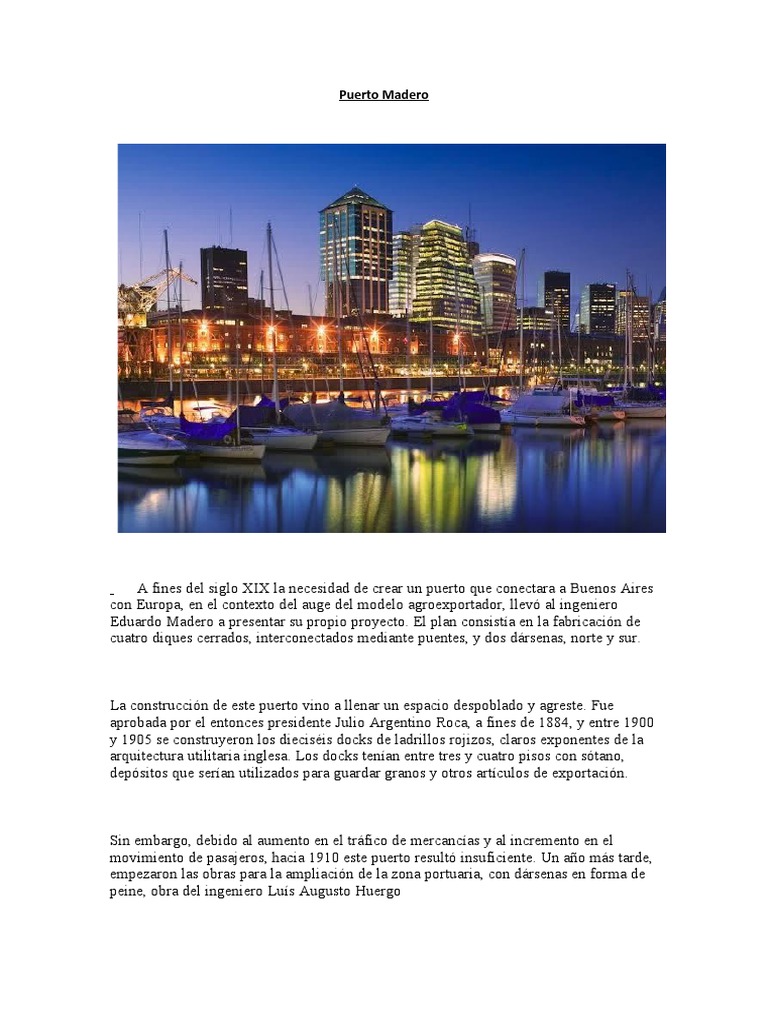 Puerto Madero | PDF