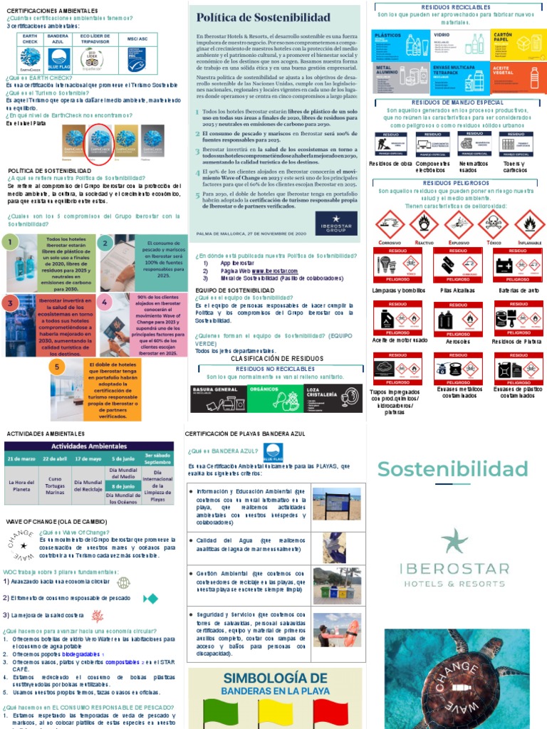 Triptico Sostenibilidad MX | PDF | Sustentabilidad | Residuos