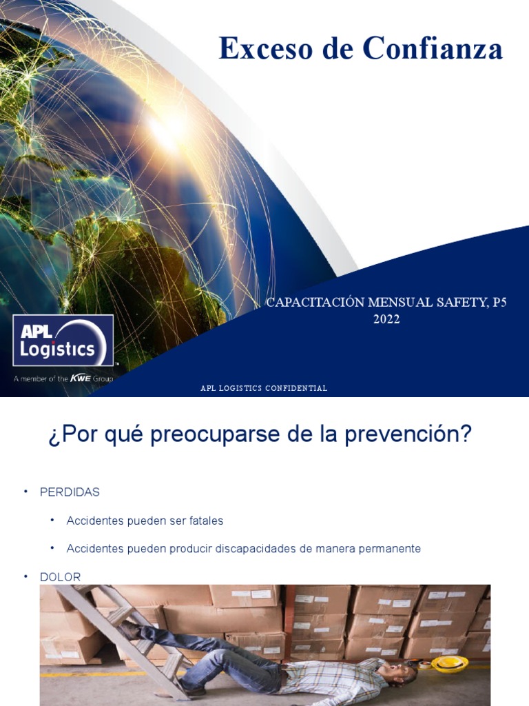 Capacitación Mensual Safety P05 - EXCESO DE CONFIANZA | PDF