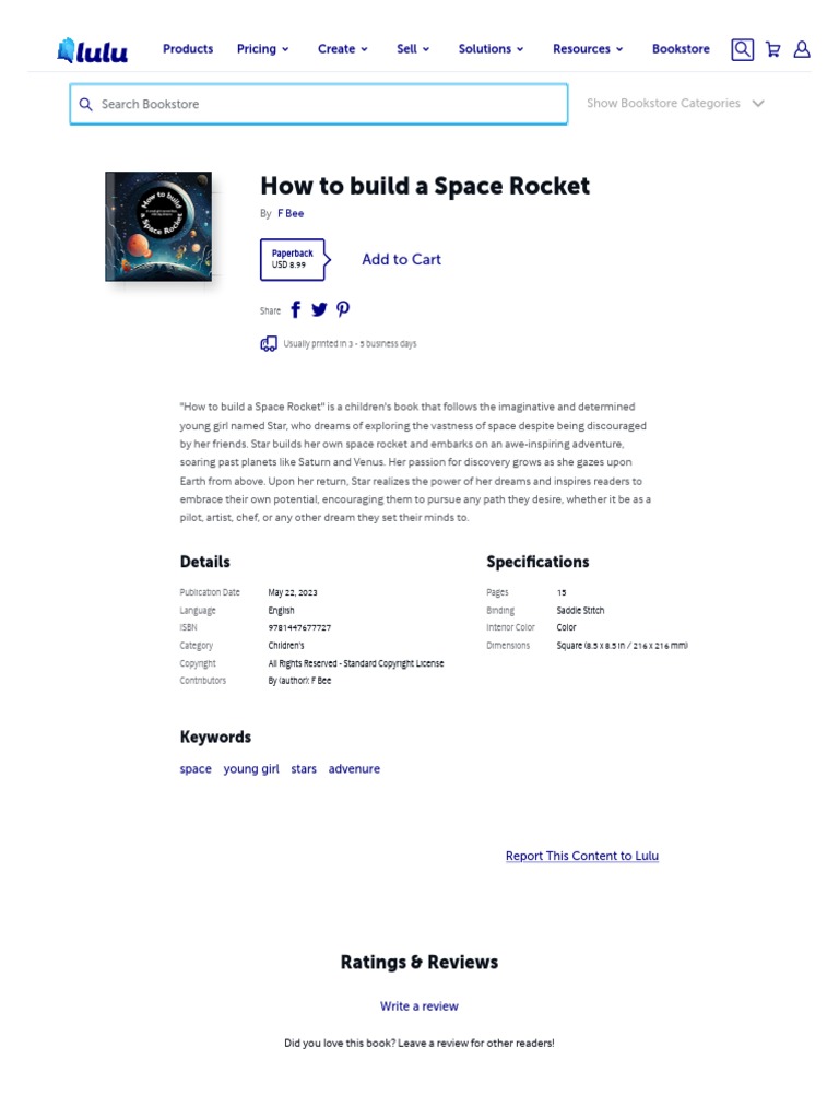 How To Build A Space Rocket | PDF | Books