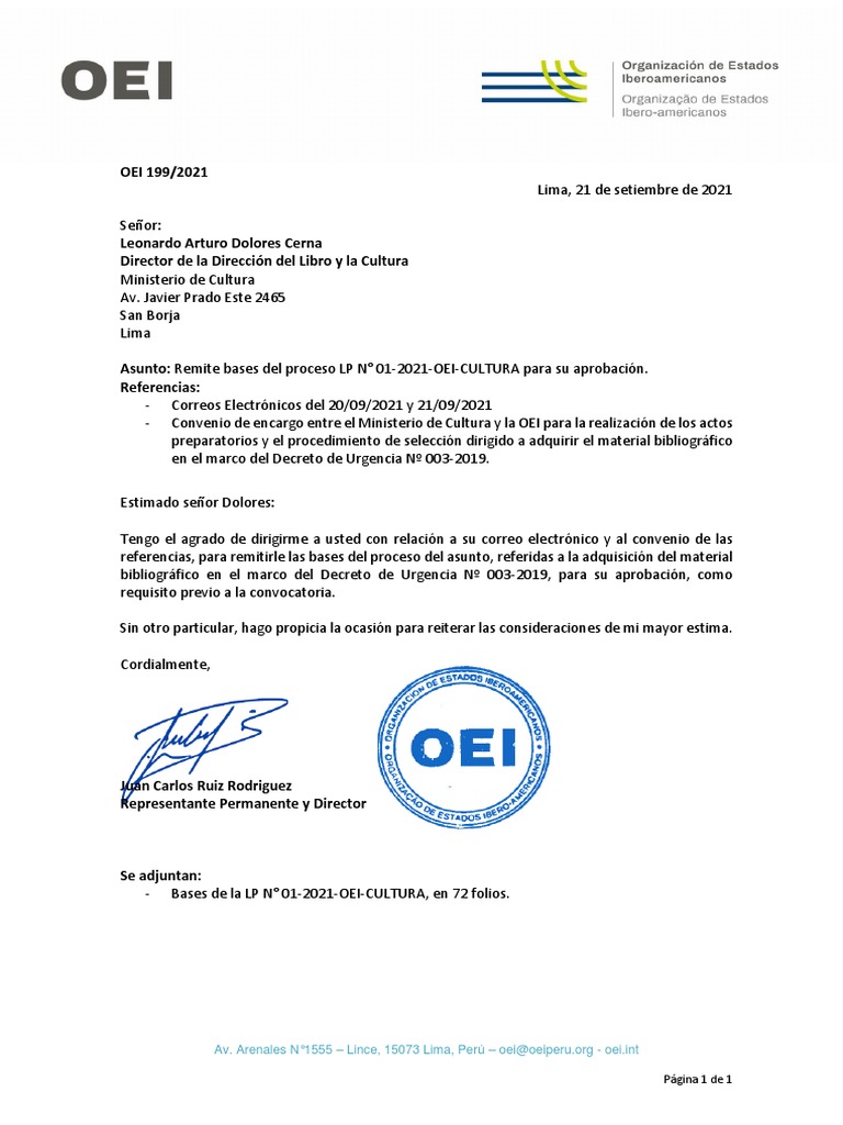 Bases Oei FFF - 20210928 - 151617 - 271 | PDF | Perú