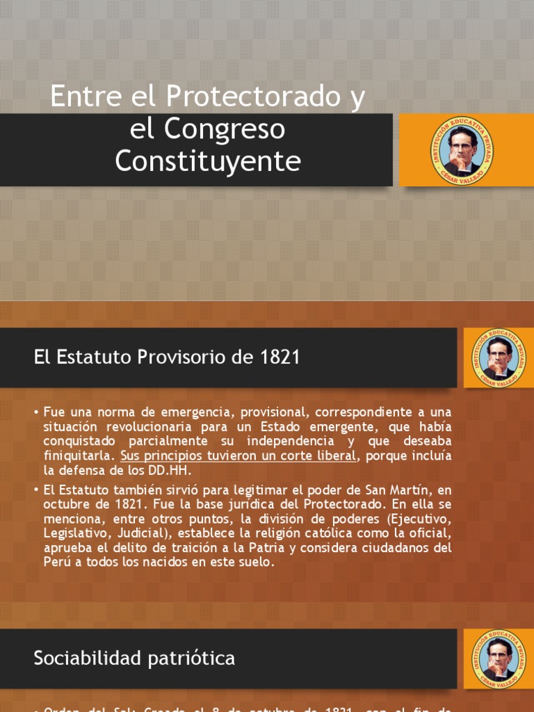 El Primer Congreso Constituyente | PDF | Perú | América del Sur