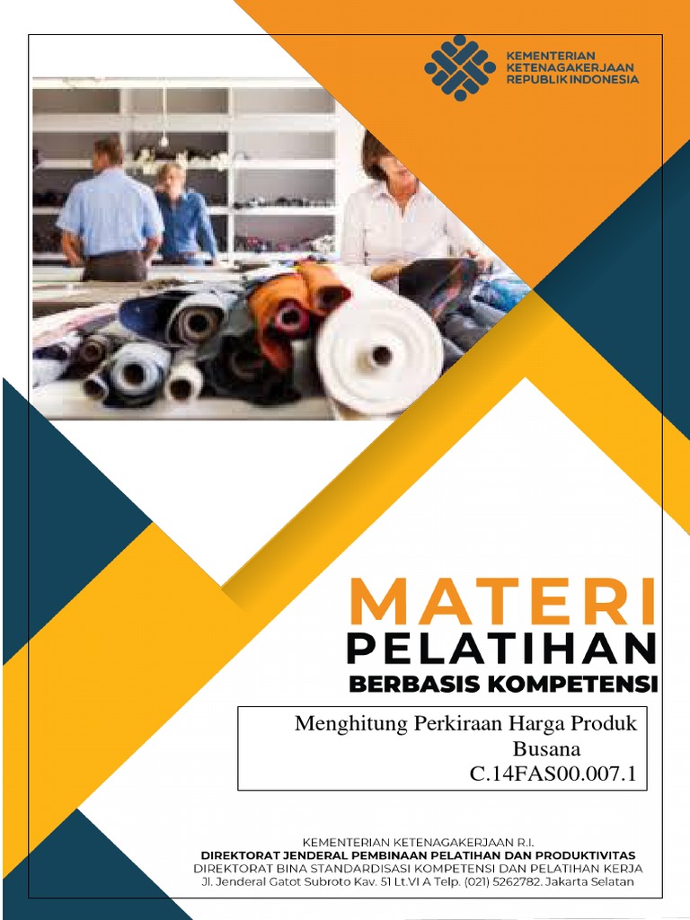 Menghitung Harga Produk Busana | PDF