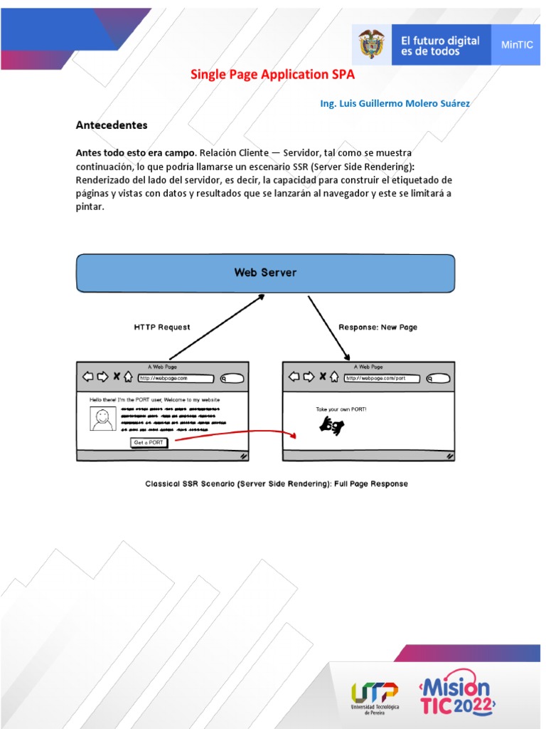 01 Single Page Application | PDF | Redes | Internet y web