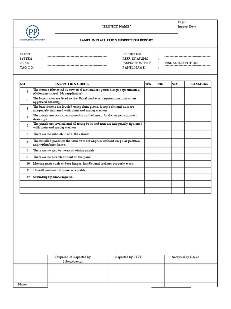 OPER EPC Panel | PDF