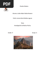 Texto de Comprension Lectora Sobre Machu Pichu | PDF | Machu Picchu ...