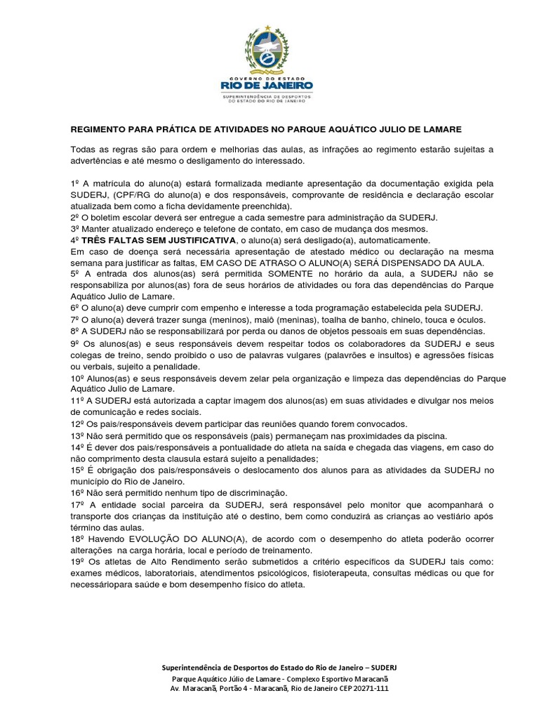 Ficha Final | PDF | Rio de Janeiro | Física