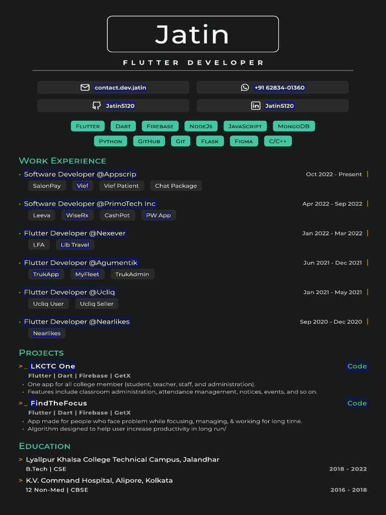 Resume 1 Pdf Software Software Development