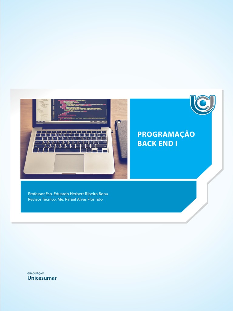 PROGRAMAÇÃO BACK END I | PDF | Html | Html5
