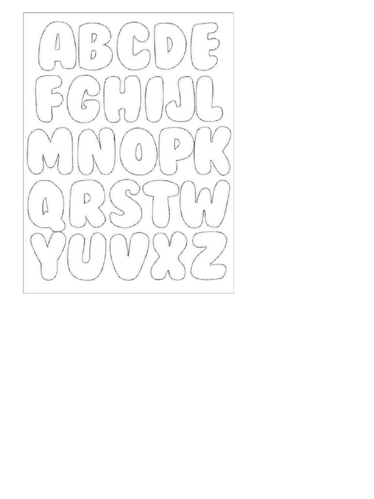 Moldes de Letras | PDF