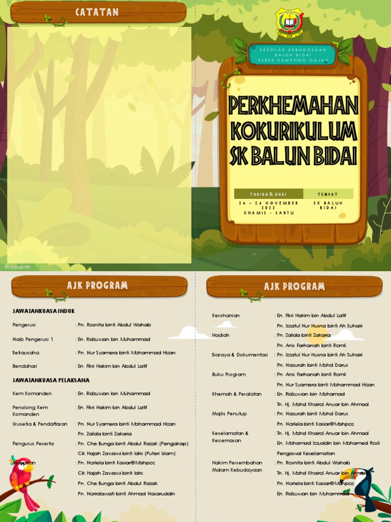 BUKU PROGRAM PERKHEMAHAN 2022 | PDF