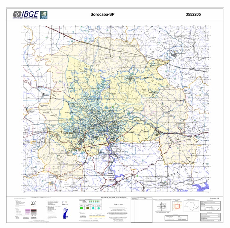 Mapa SOROCABA IBGE 2011 | PDF