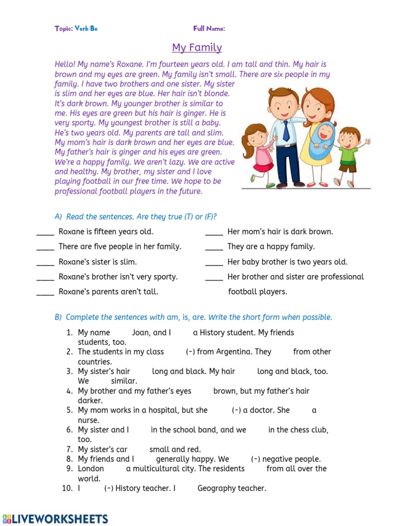 Family - Physical Descriptions | PDF