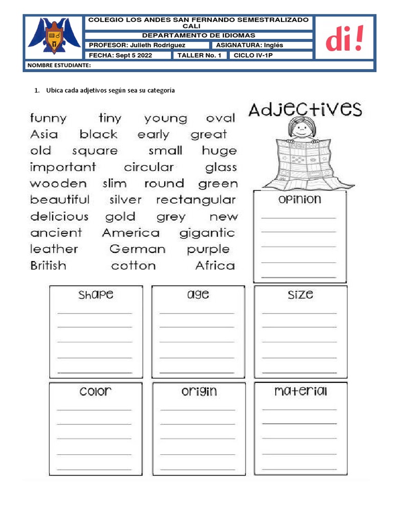 Adjectives | PDF