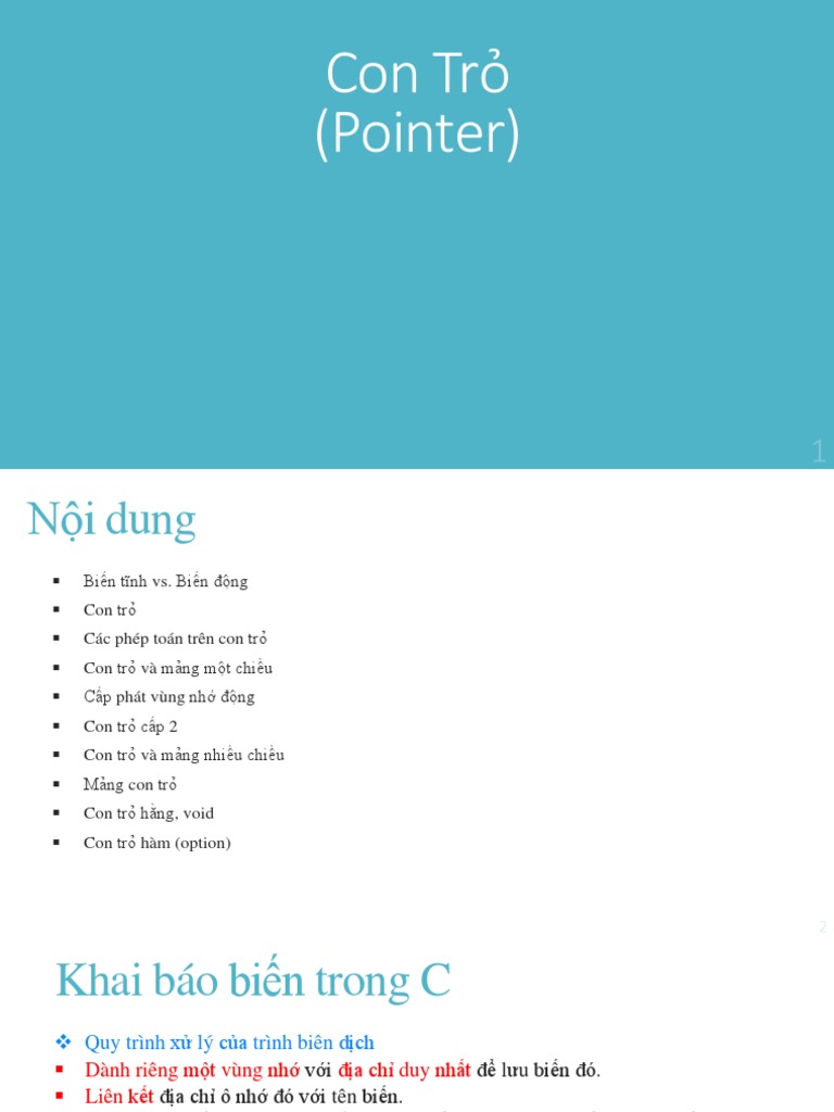 KTLT 1 Pointer | PDF