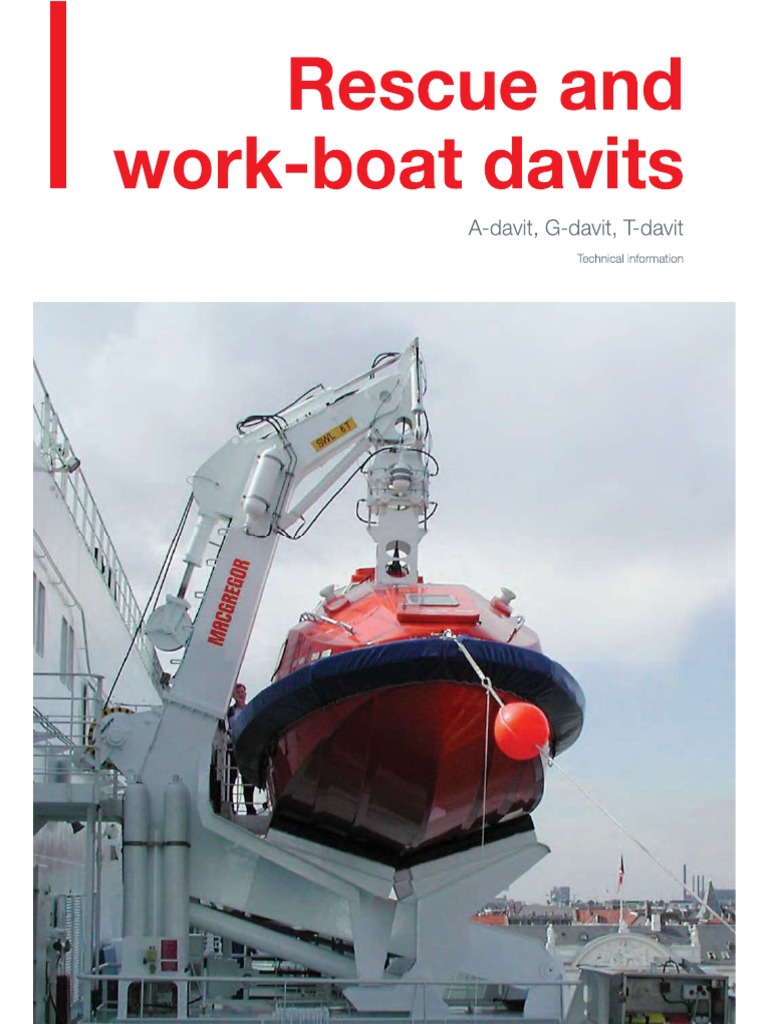 Macgregor - Rescue and Work-Boat Davits | PDF | Electrical Components | Machines