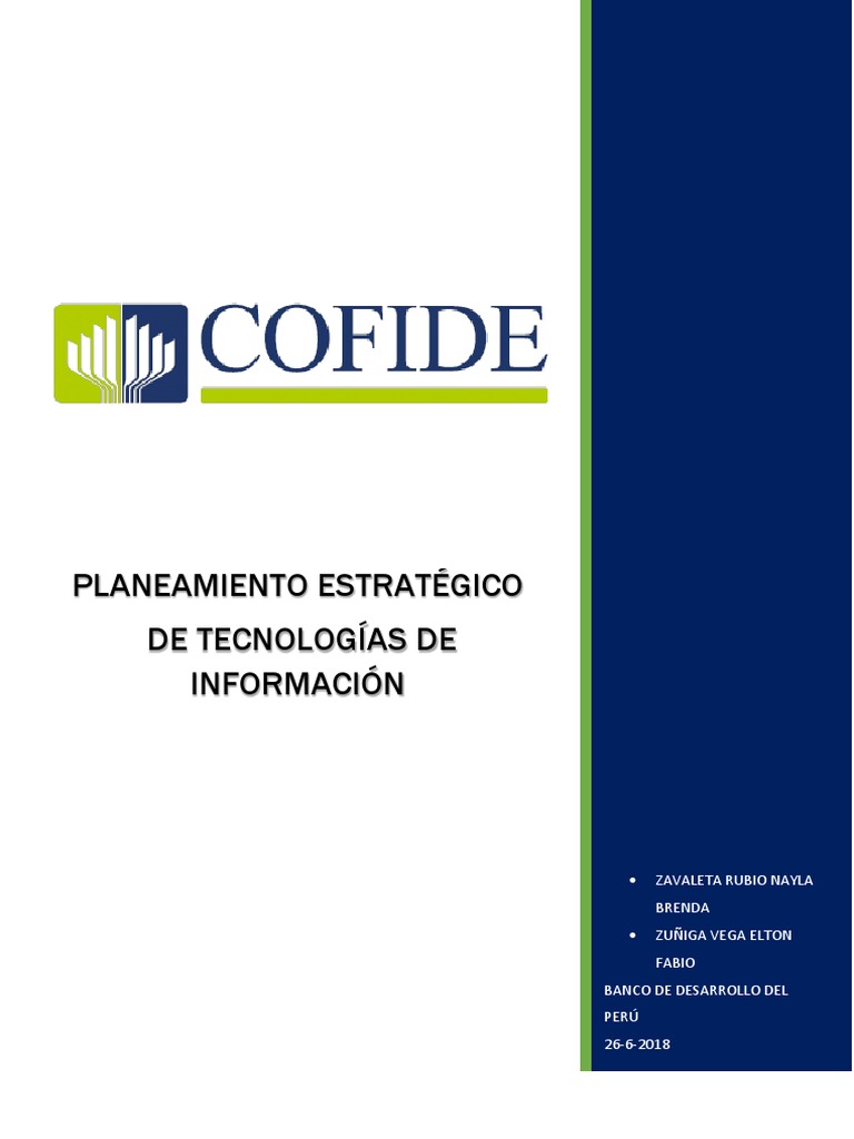Peti Cofide Final | PDF | Bancos | Tecnología de información y comunicaciones