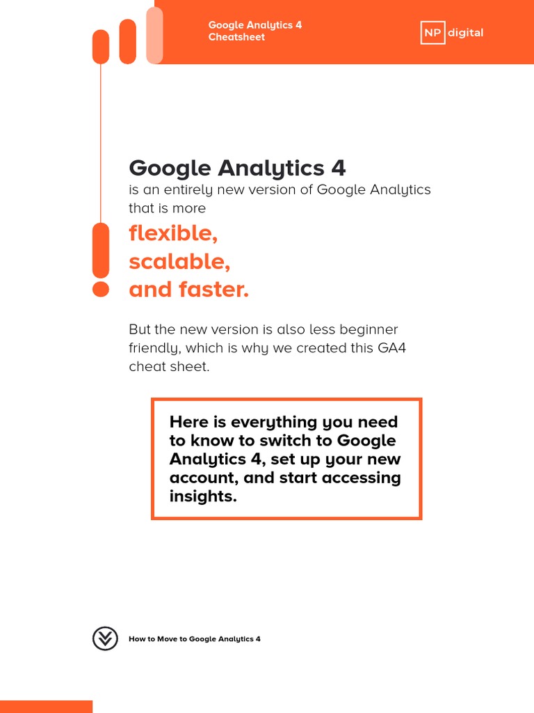 GA4 Cheat Sheet | PDF | Analytics | Data Management
