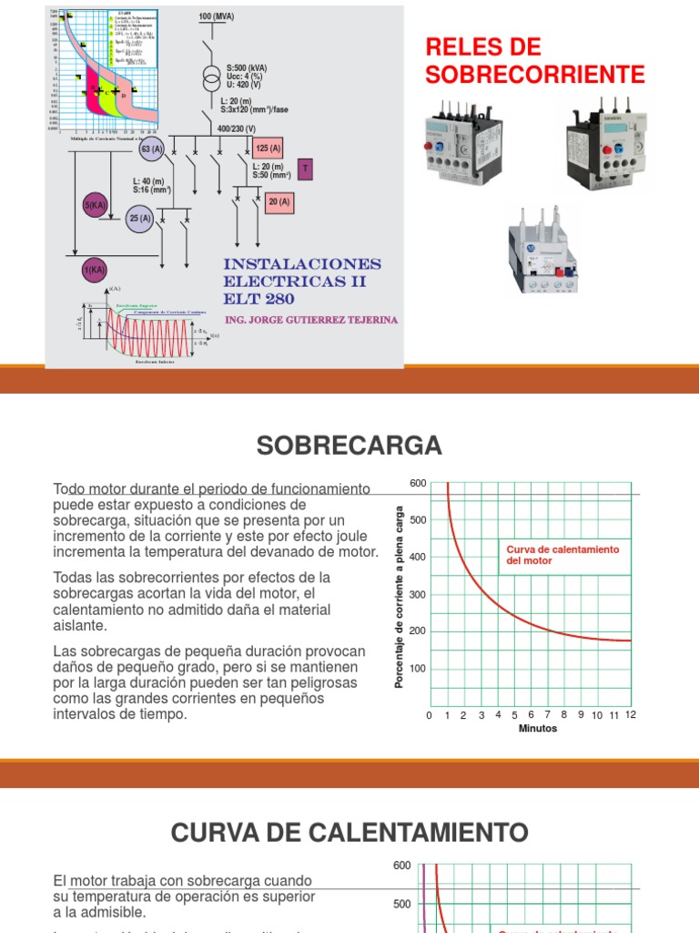 7.-Reles de Sobrecorriente | Descargar gratis PDF | Relé | Bienes manufacturados