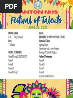 Program-Dfot-District Festival of Talents-2025 | PDF