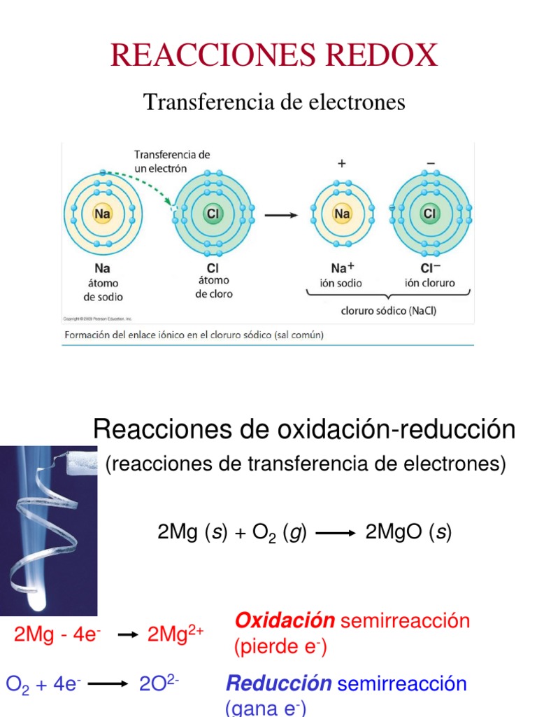 0 - Presentación - Reacciones REDOX | PDF | Redox | Química