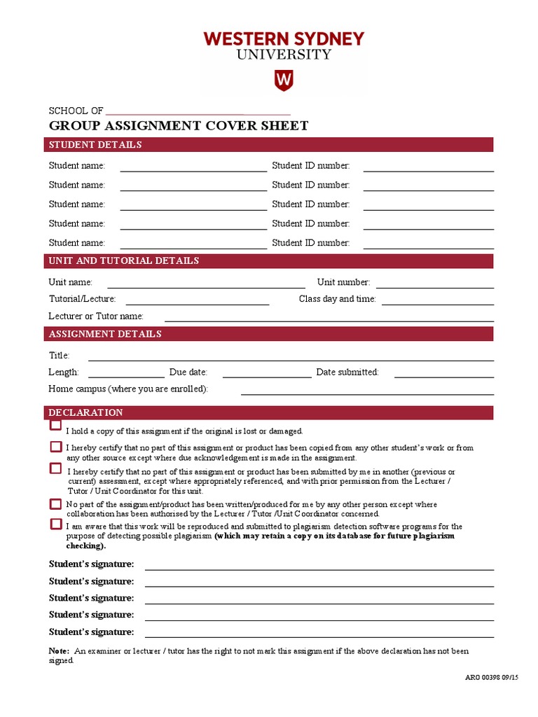 GroupAssignmentCoverSheet_WSU | PDF