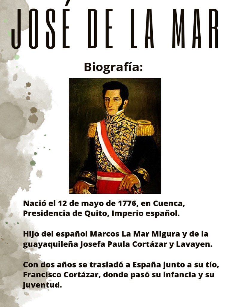 Biografía de José de la Mar | PDF | Historia
