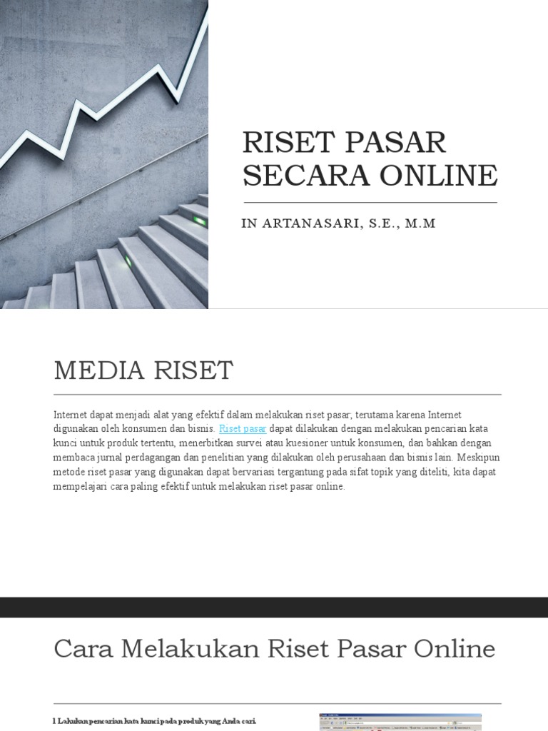 Riset Pasar Online Efektif | PDF | Karier & Perkembangan | Bisnis