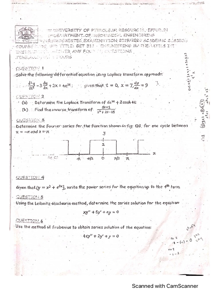 GET311 Past Question | PDF
