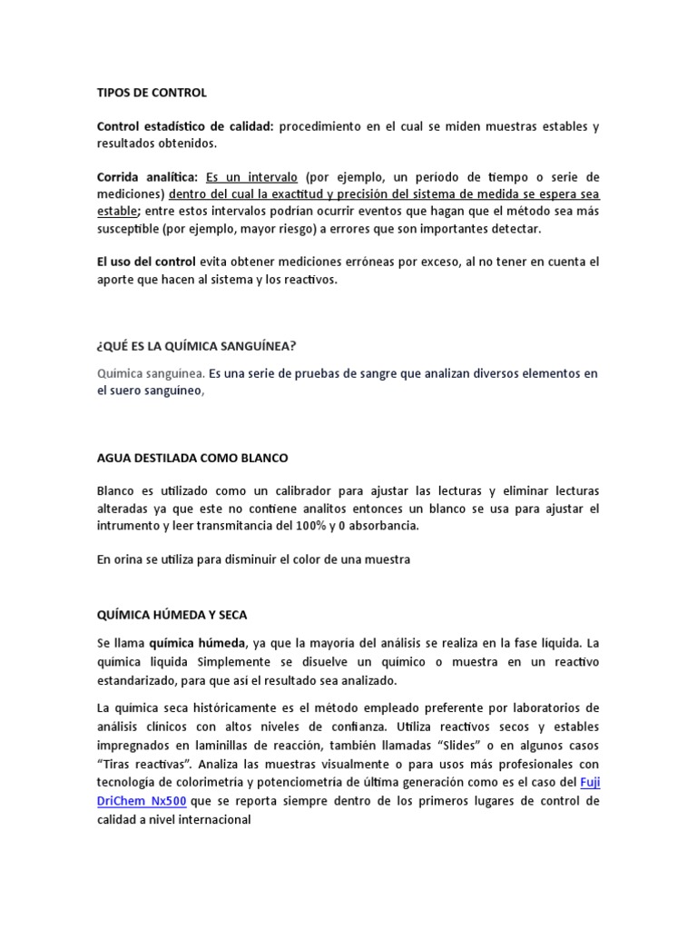 Tipos de Control | PDF