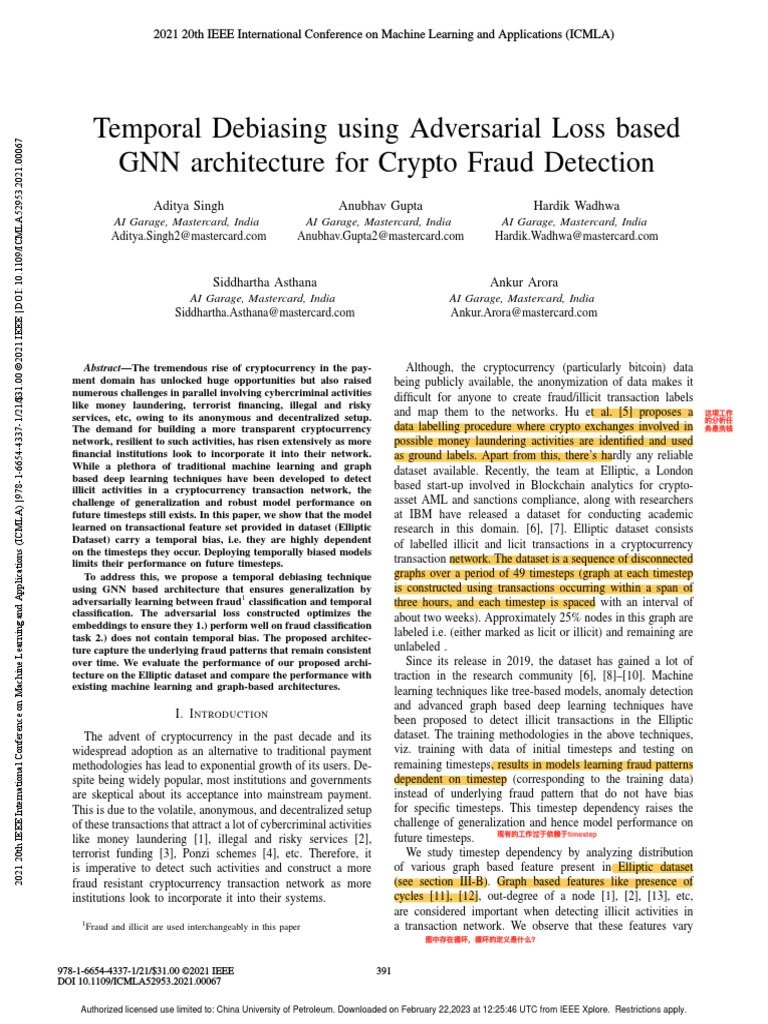 Temporal Debiasing Using Adversarial Loss Based GNN Architecture For ...
