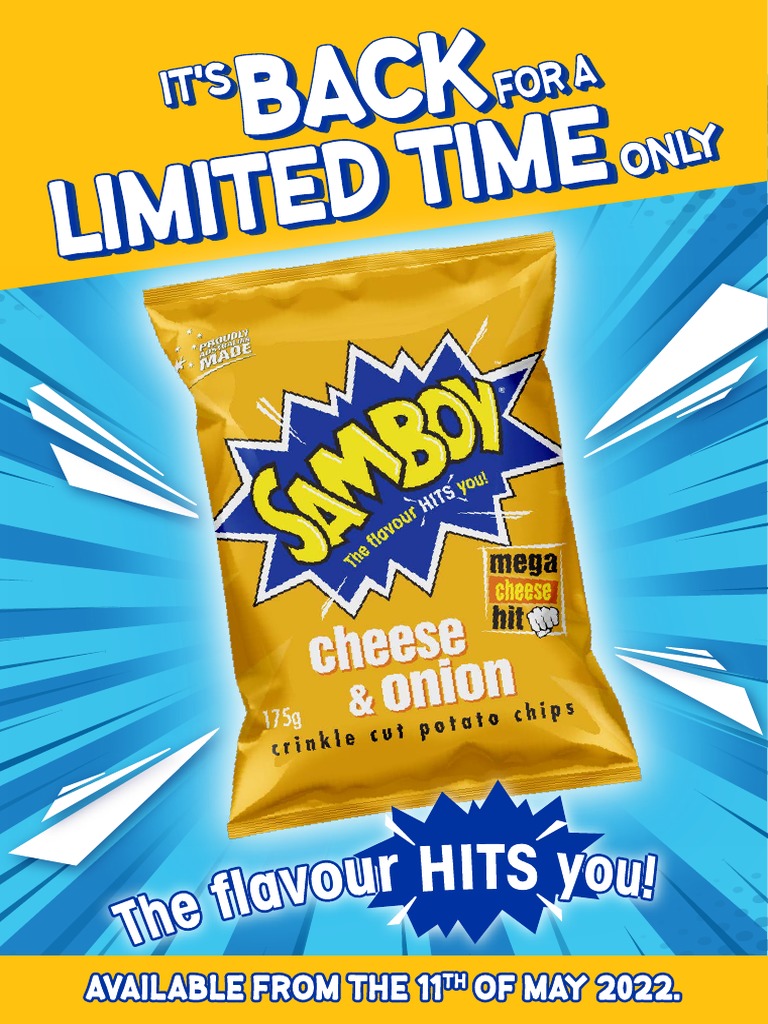 Samboy Snackbrands Samboy Cheese Onion Chips | PDF