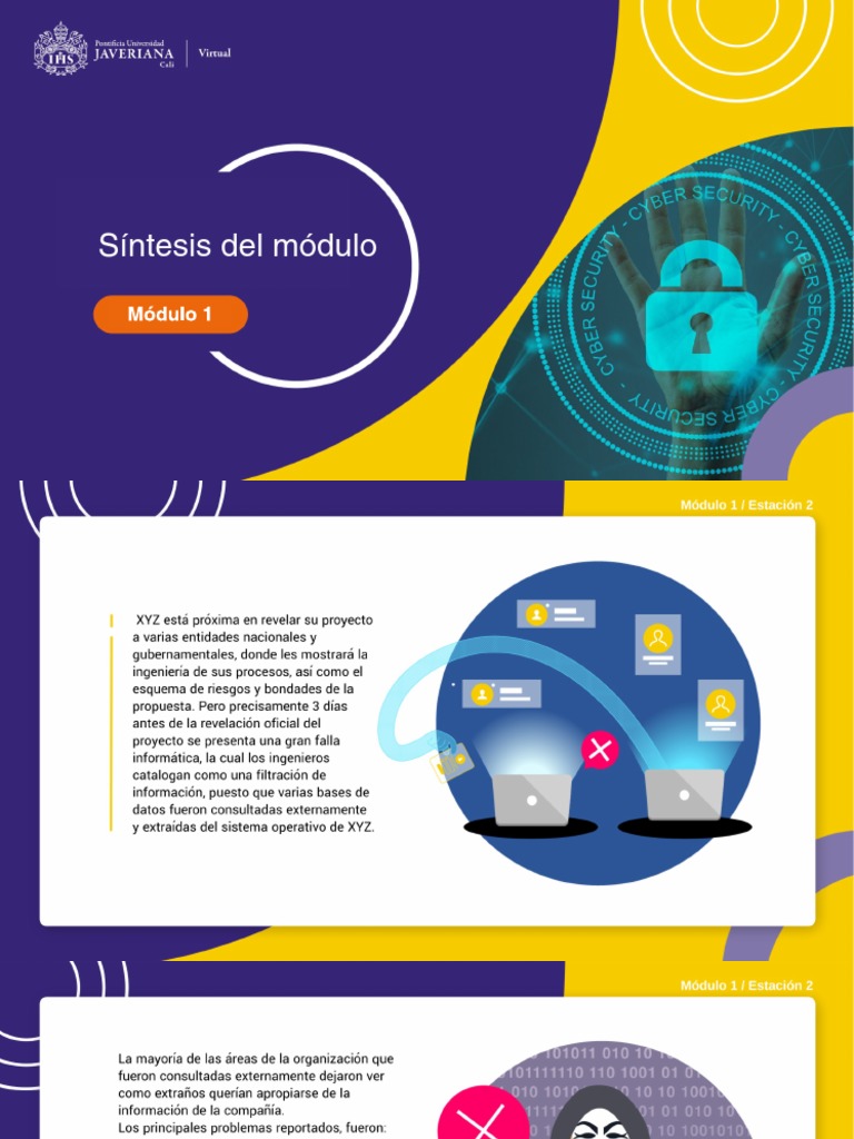 Seguridad Informatica Modulo 1 | PDF | Seguridad de información | La ...