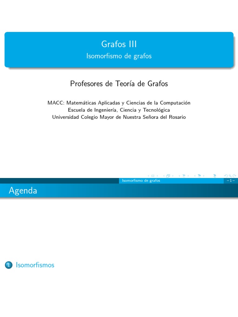 03-Isomorfismo de Grafos | PDF | Vértice (teoría de grafos) | Teoría de grafos