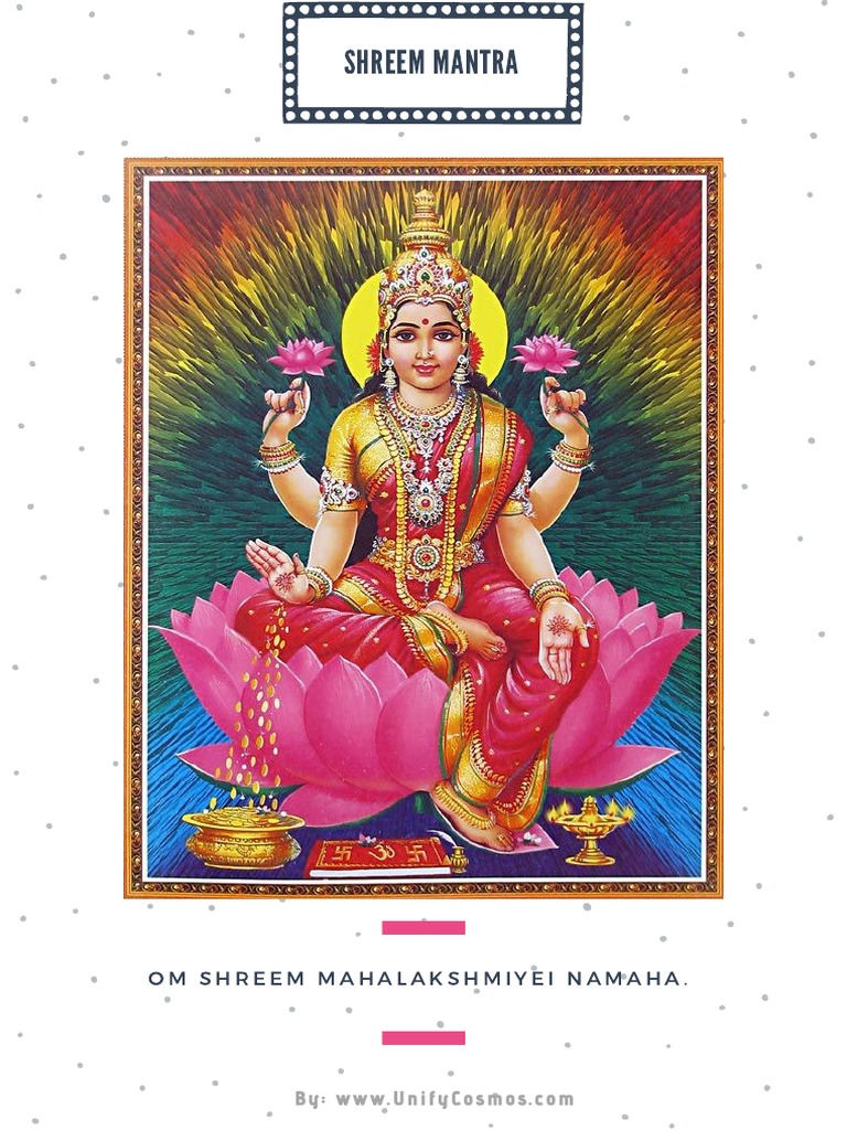 Shreem Mantra Chanting Guide | PDF | Self-Improvement | Poetry
