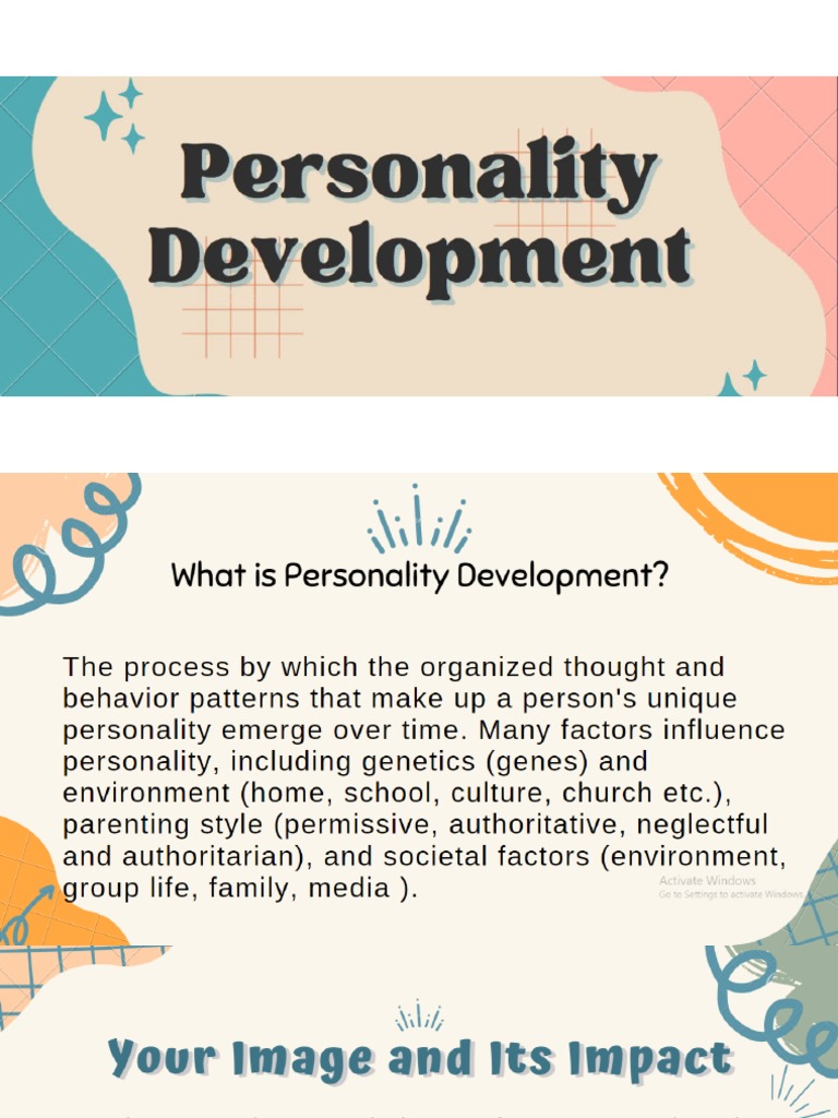 Personality Development L1 | PDF