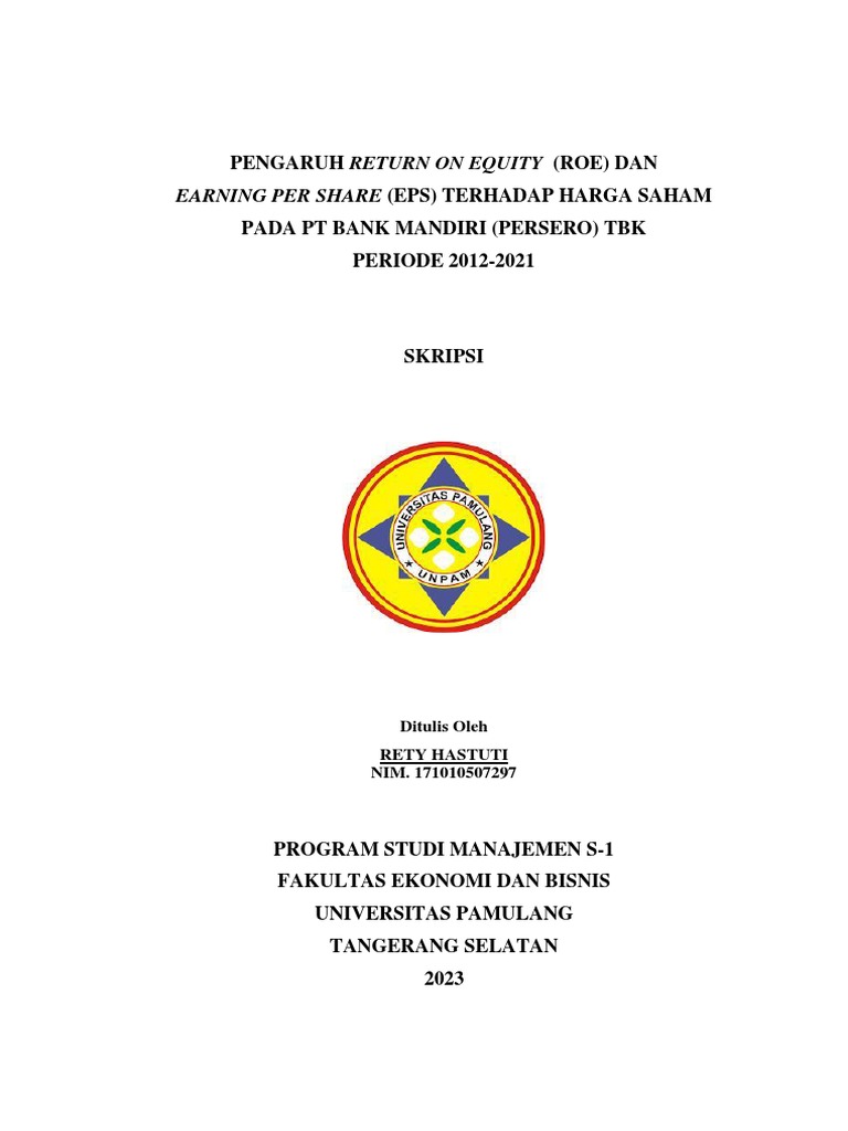 Skripsi Rety Hastuti Revisi | PDF