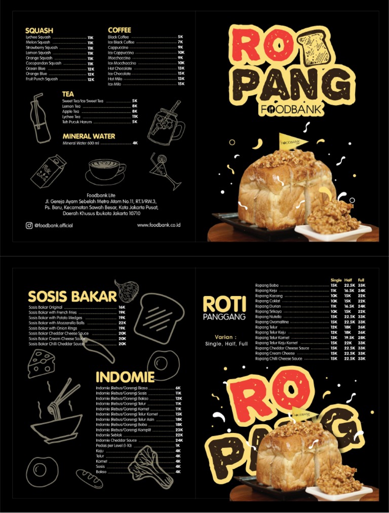 Buku Menu Ropang | PDF