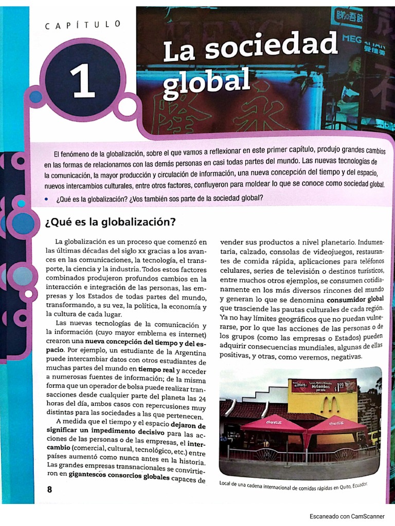 La Sociedad Global 1 | PDF