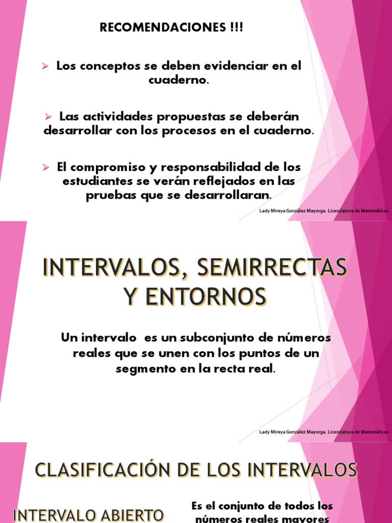Intervalos, Semirrecta y Entornos 9a, 9b y 9c 16-4 | Descargar gratis PDF | Intervalo ...