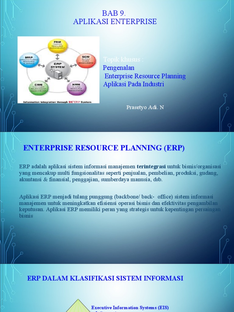 BAB 9. Aplikasi Enterprise | PDF