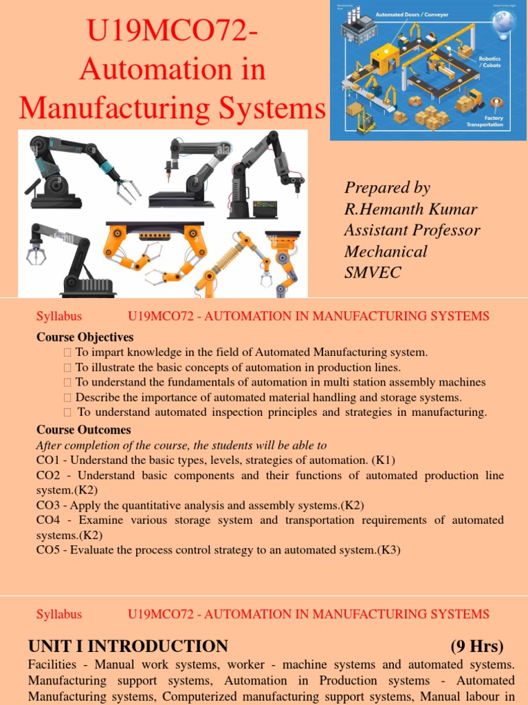 AMS RHK Unit1 | PDF | Automation | Programmable Logic Controller