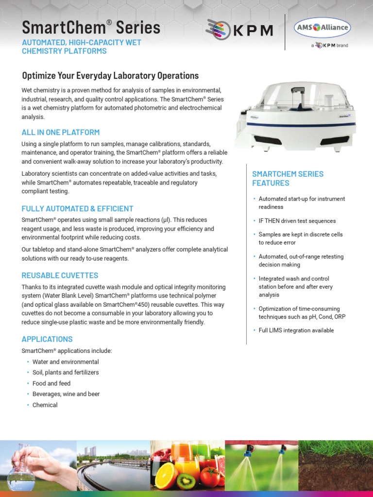 KPM AMS SmartChem Series v2.2 - English | PDF | Spectrophotometry | Chemistry