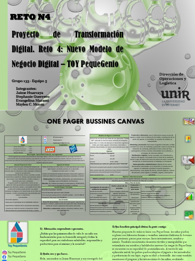 Diapositivas Reto 4 Toysa | PDF | Aplicación movil | Marketing