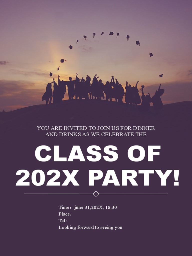 Graduation Party Invitation | PDF
