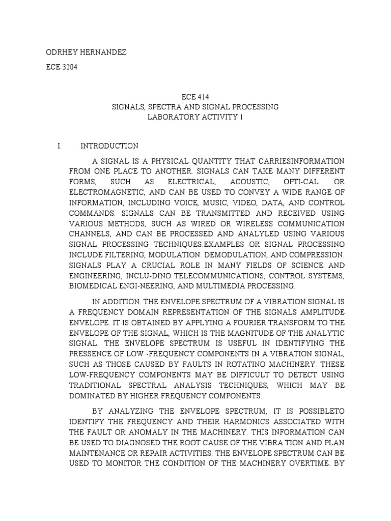 Lab #1 | PDF | Spectral Density | Simulation