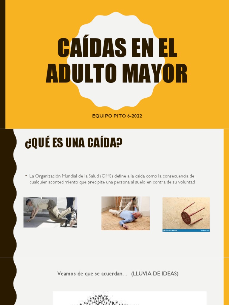 Caídas | PDF | Codo | Comportamiento